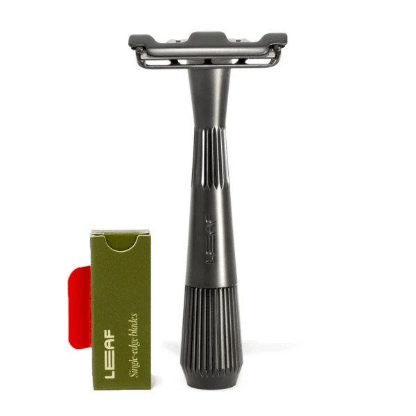 Leaf Shave Thorn Single-Edge Razor (Black) — Castle Rock Shaving