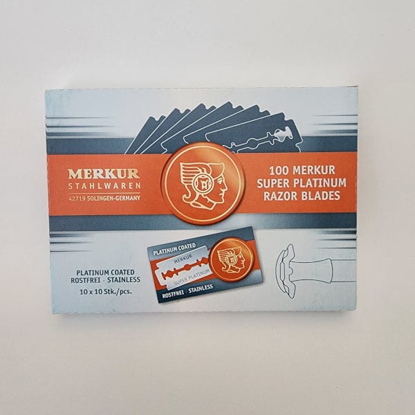 Merkur Super Platinum Double Edge Razor Blades — Castle Rock Shaving