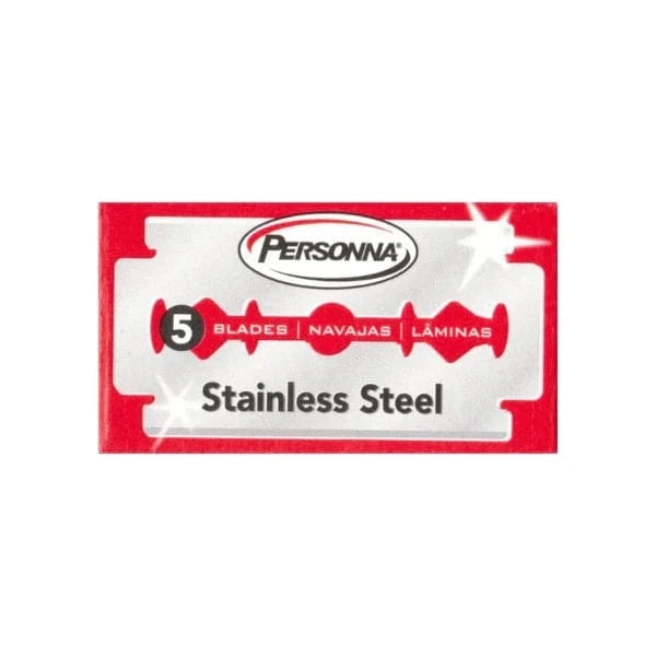 Persona Red Stainless Steel Double Edge Razor Blades — Castle Rock Shaving