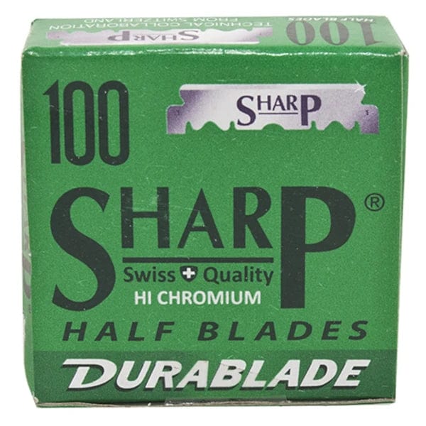 Sharp HI Chromium Single Edge Razor Blades — Castle Rock Shaving